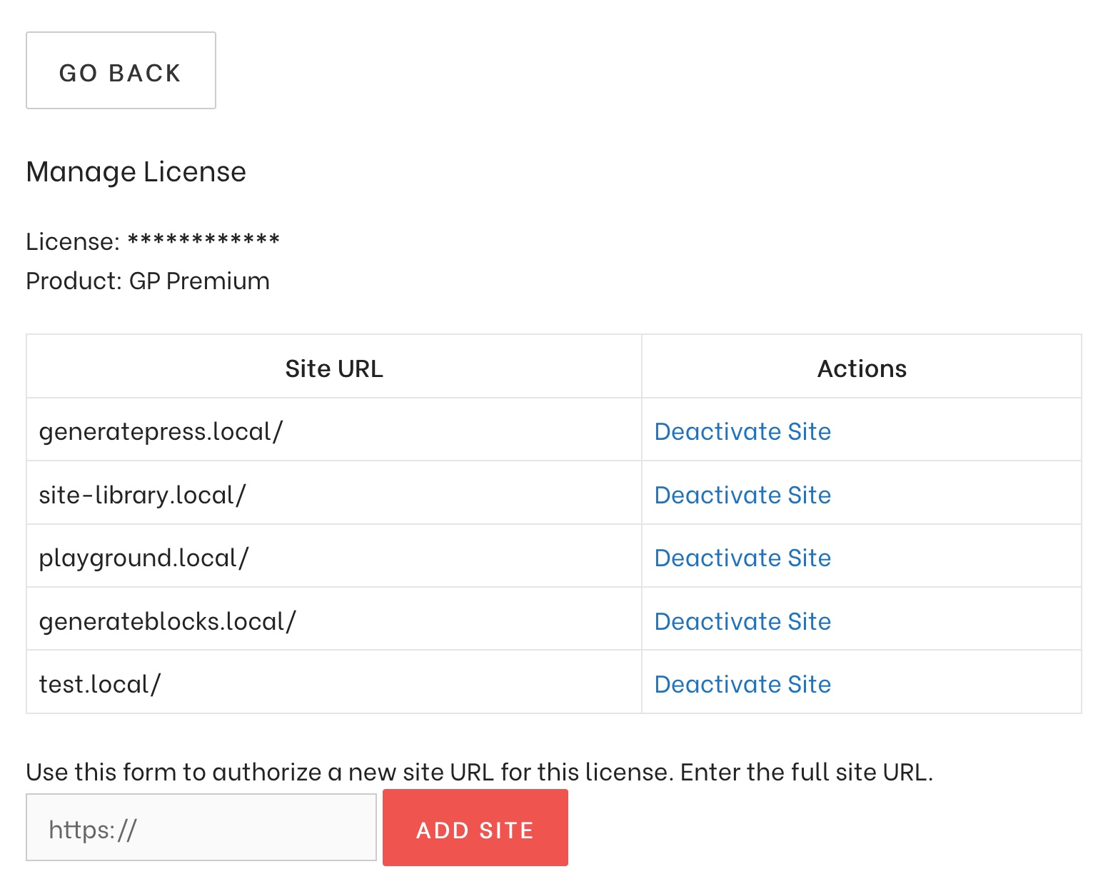 Authorizing Site URLs - Documentation